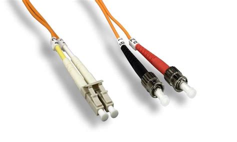 St Lc Fiber Optic 1meter 62 5 125um Duplex Multimode Cable Pc Cables
