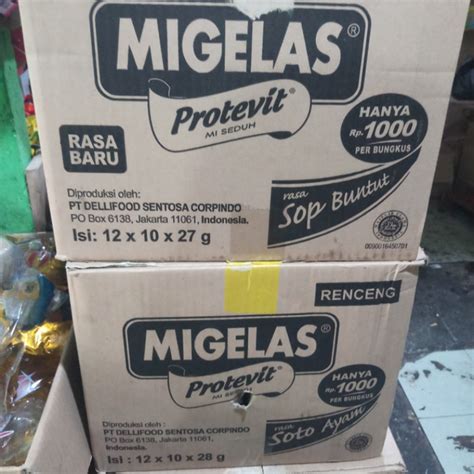 Mi Gelas Rasa Sop Buntut 1 Karton Isi 120 Pcs Migelas Mie Gelas Murah Lazada Indonesia