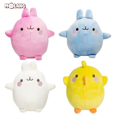 Jual New Genuine 14cm Molang Piu Piu Kawaii Cute Plush Ick Rabbit