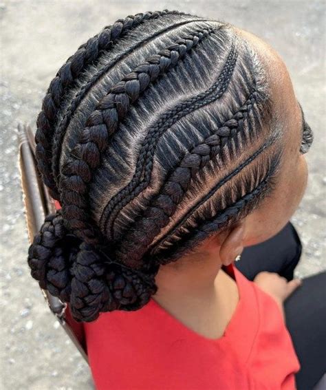 30 Most Stylish Cornrow Braids For 2025 Hair Adviser Braided Bun