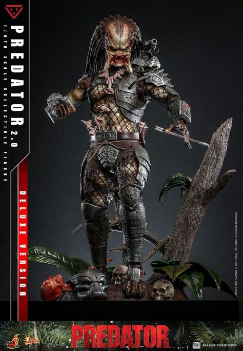 Depredador Figura Movie Masterpiece 16 Predator 20 Deluxe Version
