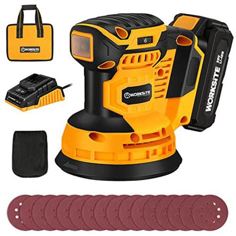 Getuscart Worksite 20v Max Cordless Random Orbital Sander 5 Inch