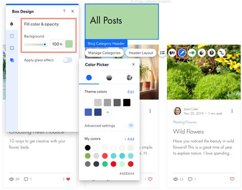 Wix Blog Adding A Header To Your Blog Feed Help Center Wix