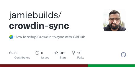 Github Jamiebuildscrowdin Sync How To Setup Crowdin To Sync With Github