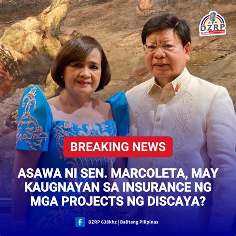 Dzrp Usap Usapin Ngayon Sa Internet Na Ang Asawa Ni Sen Rodante Marcoleta Na Si Edna