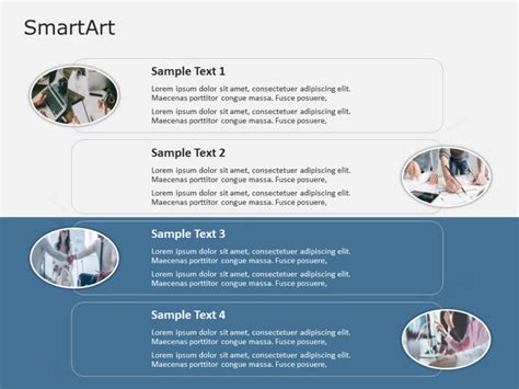 SmartArt List Vertical Picture Steps SlideUpLift