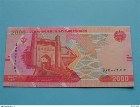 Usbekistan 2000 Ikki Ming Som 2021 Ozbekiston Respublikasi