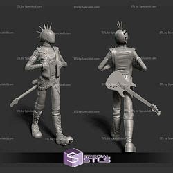 Spider Punk Standing 3D Printing Model STL Files SpecialSTL