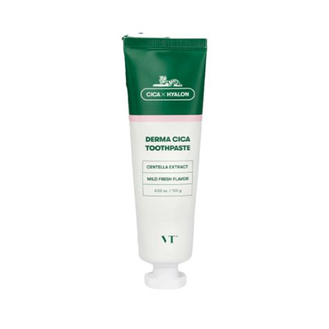 Vt Derma Cica Toothpaste 100g Beauty Amora Australias K Beauty