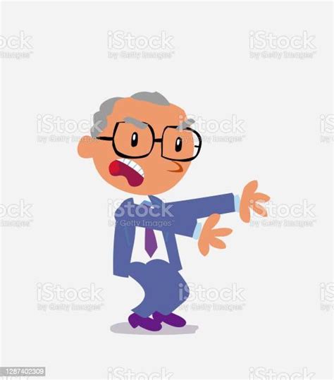 측면에 뭔가를 가리키는 사업가의 매우 화가 만화 캐릭터 과로에 대한 스톡 벡터 아트 및 기타 이미지 과로 기업 비즈니스