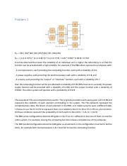 Analyzing Reliability And Redundancy In A Computer System Course Hero