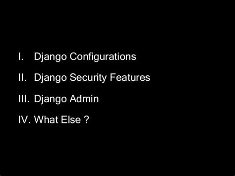 two scoops of django security best practices