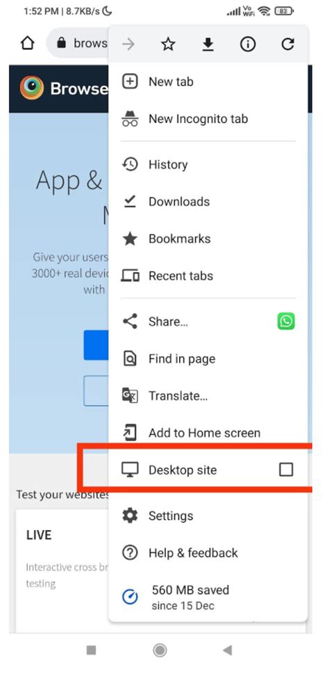 Android Desktop