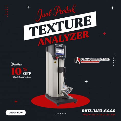 Jual Texture Analyzer Harga Terbaik 2023 Pt Alfa Omega Indolab