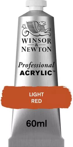 Tinta Acrílica Winsor Newton Prof ml S Rojo Claro MercadoLibre