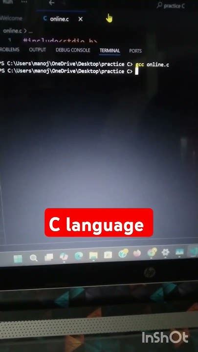 C Programming By Beginner Clanguage Programming Hacker Shorts Ytshorts Yotubeshorts