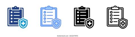Safety Precaution Icon Set Multiple Style Stock Vector Royalty Free