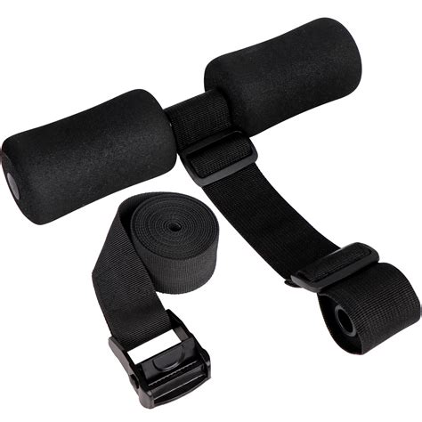 Jiaoao 1 Set Adjustable Hamstring Curl Strap Exercise Assisted