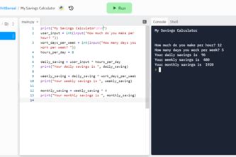 My Savings Calculator Devpost
