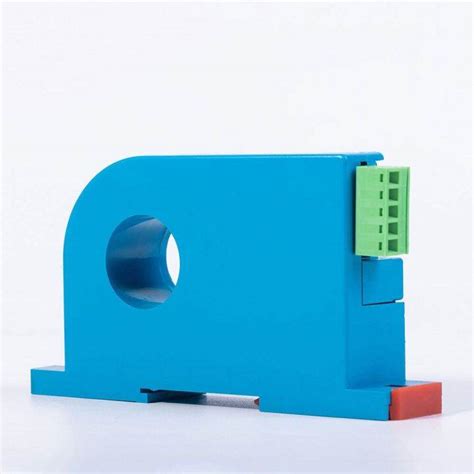 DC A A Perforated DC Ampere Switch Din DC Current Sensor With Relay Output Limit Alarm