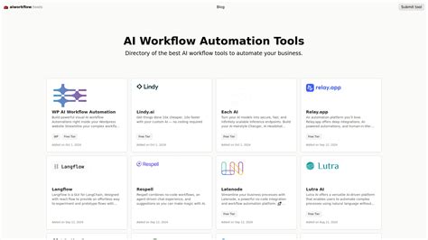 aiworkflow tools chatableapps ai tools directory 5000 ai solutions