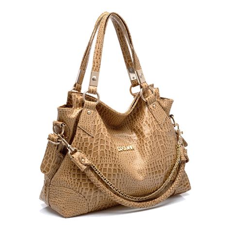 [grxjy520117]european Style Elegant Crocodile Pattern Handbag On Luulla