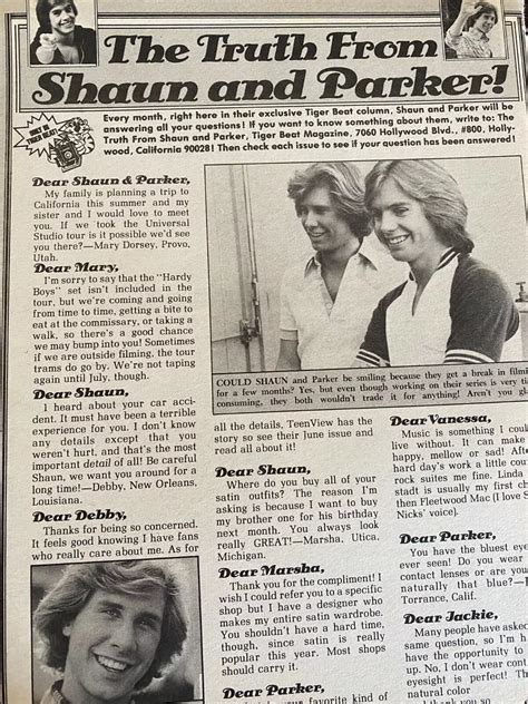 Parker Stevenson Shaun Cassidy Ebay