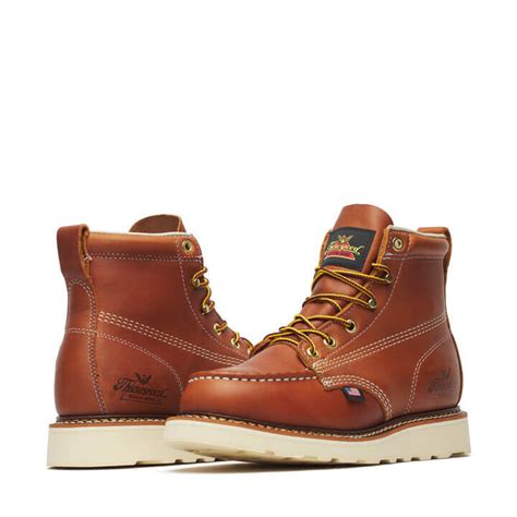 Brown Womens Thorogood American Heritage 6″ Tobacco Maxwear Wedge