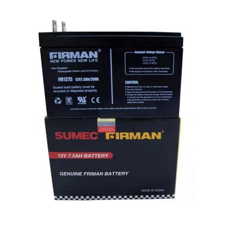 Parts Firman 12v 75ah Battery Sumec Plaza