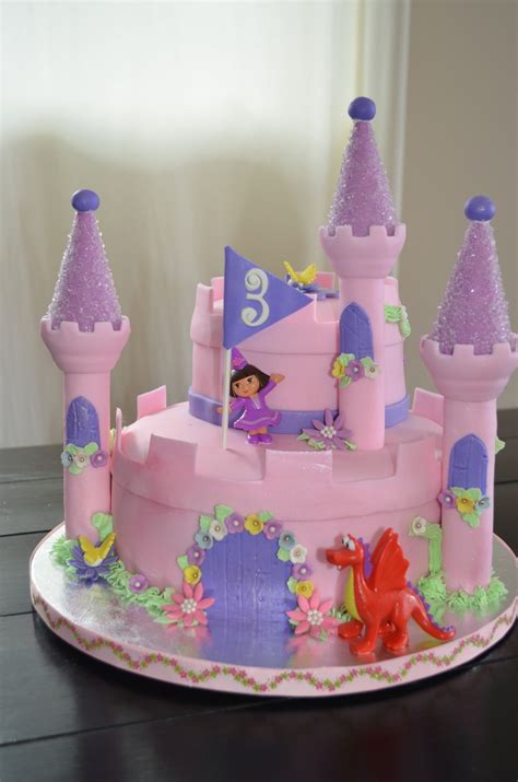 Dora Castle Cake