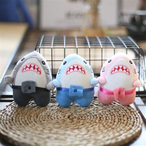 Cod นุ่มนุ่มๆ ตุ๊กตาสัตว์ยัดไส้ พวงกุญแจกระเป๋าเป้สะพายหลัง การตกแต่ง