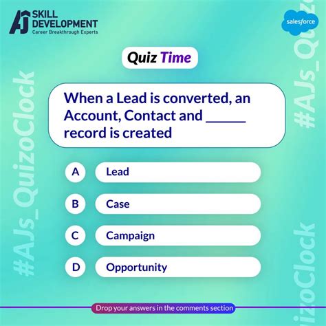 Salesforcequiz Salesforcetraining Salesforceplacement Ajskilldevelopment Ajsd Academy