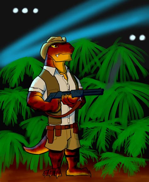 Anthro T Rex By Hurricane128 On Deviantart
