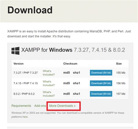 xamppのphpバージョンを変更 よろず屋ありみち