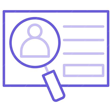 Premium Vector Identification Vector Illustration