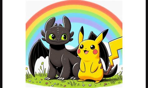 Toothless Or Pikachu R Aiart