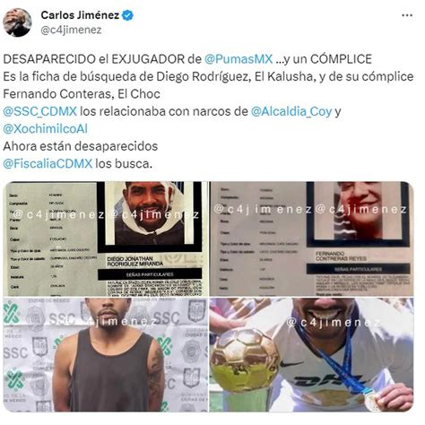 ¿quién Es El Exjugador De Pumas Que Fue Acusado De Narcotráfico Y Que