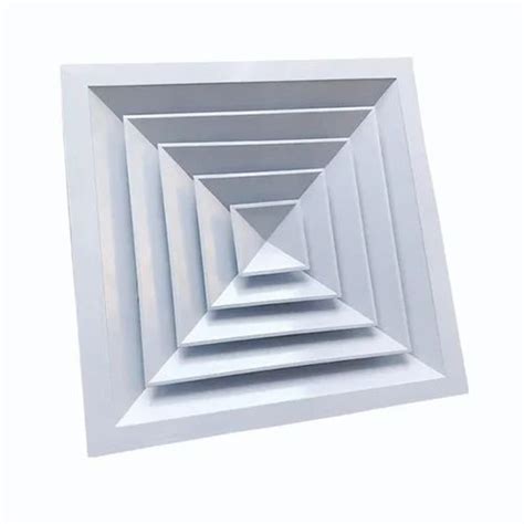 polished aluminium square ceiling diffusers for commercial at ₹ 1800