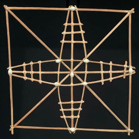 Micronesian Mattang Marshall Island Navigation Chart