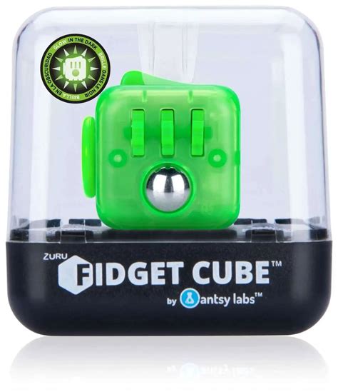 Fidget Cube Series 3 Green Fidget Cube Glow In The Dark Antsy Labs Toywiz
