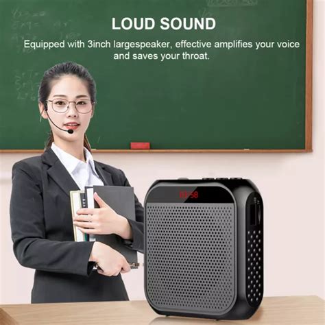 Speech Classroom Loudspeaker Mini Portable Voice Amplifier With Wired