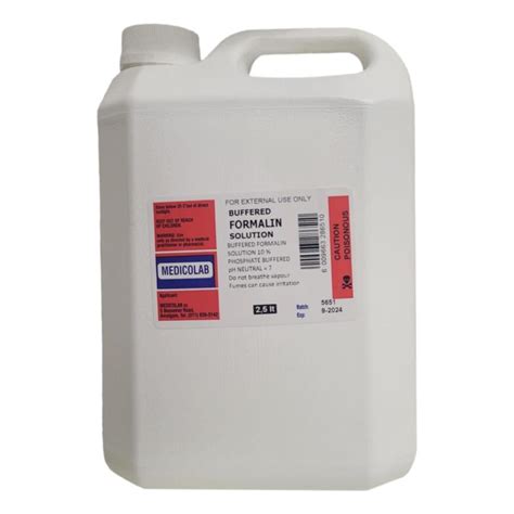 Formalin Buffered 25l Medicolab