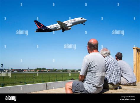 Airplanes Taking Off From Airport