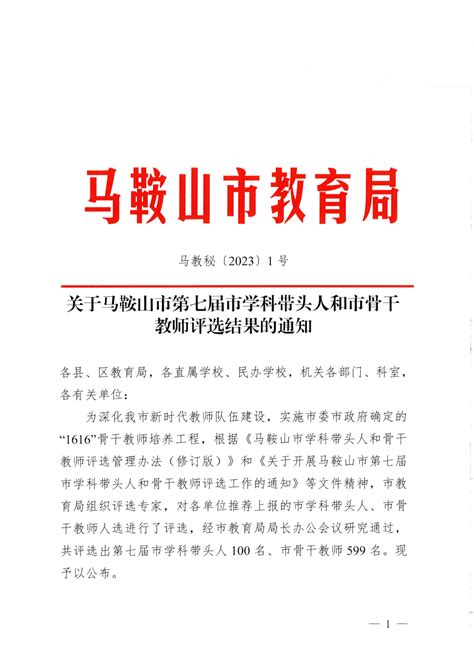 结果公布！我县多名教师通过评审！含山县来源
