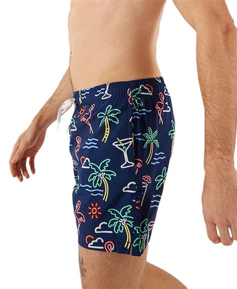Chubbies Mens Neon Lights 5 12 Swim Trunks Macys