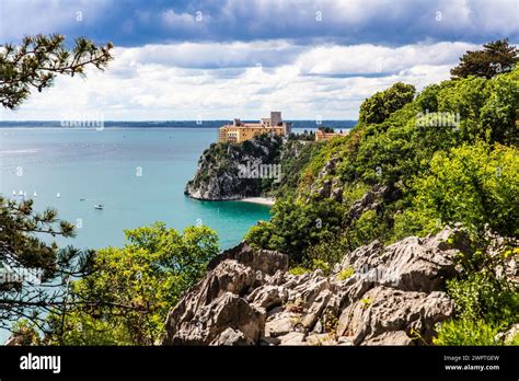 Rilke Trail With Duino Castle Hiking Trail From Duino To Sistiana Friuli Italy Duino Friuli