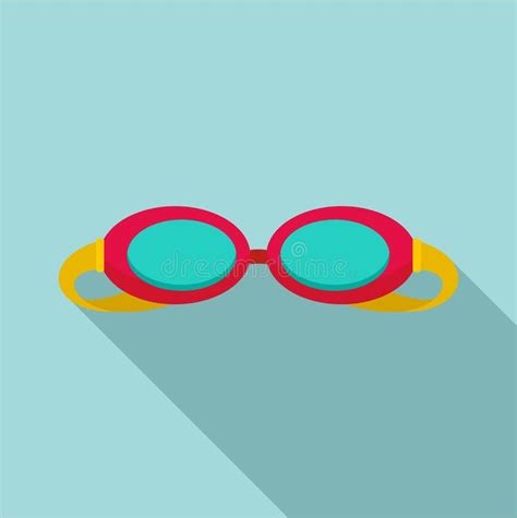 Swim Glasses Icon Simple Style Stock Vector Illustration Of