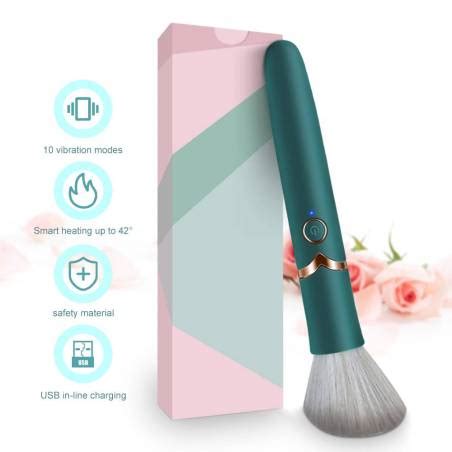 Vibrador Tipo Bala Mujer 10 Velocidades Discreto Juguete Sexual Brocha