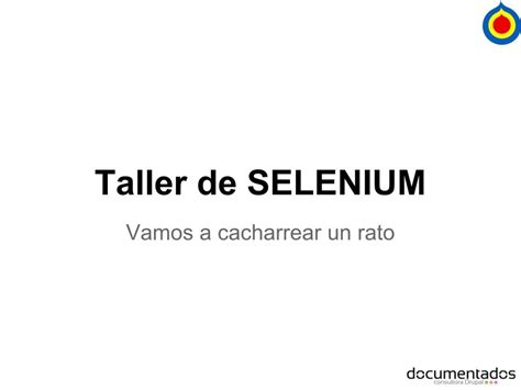 Pdf De Programación Taller De Selenium