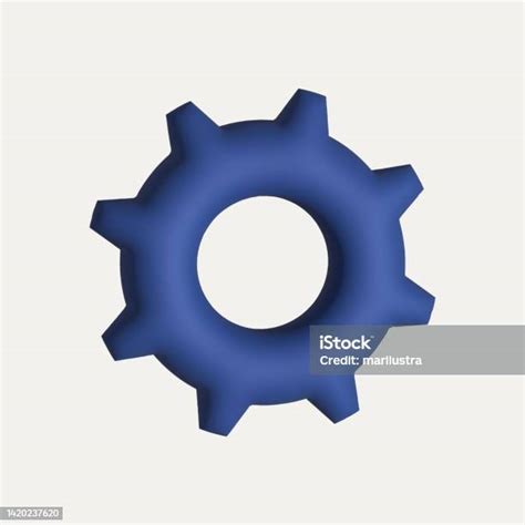 3 D 기어 아이콘 0명에 대한 스톡 벡터 아트 및 기타 이미지 0명 3차원 형태 개념 Istock